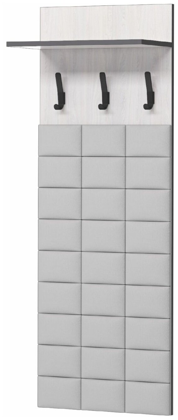 Вешалка настенная Элоиза ясень анкор/графит