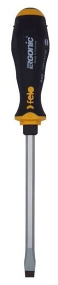 Отвёртка плоская Felo 45009040 шлицевая ударная Ergonic 9.0X1.6X150