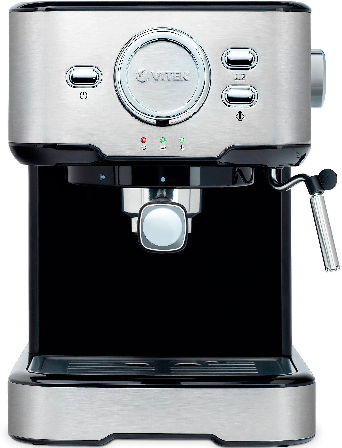 Кофеварка VT-1520 VITEK MC черный/серебро