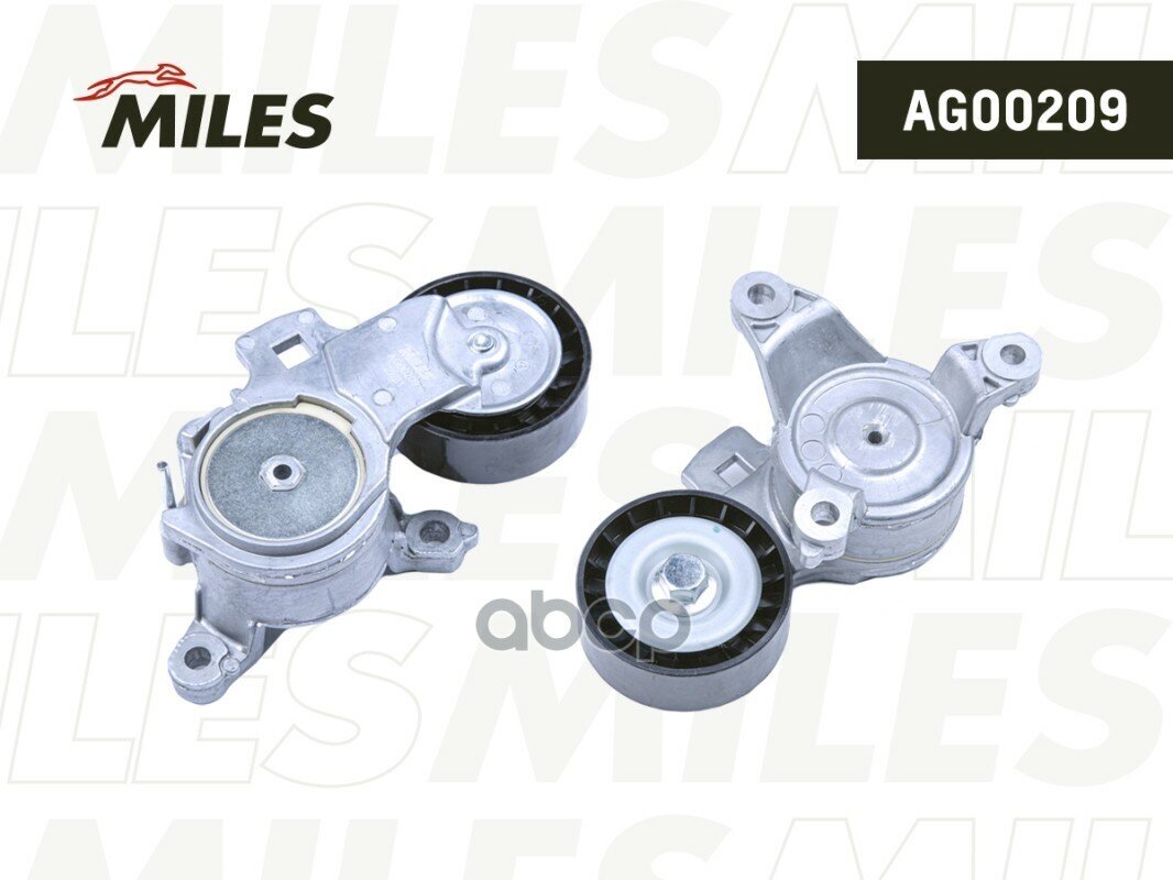 Натяжитель ремня приводного CITROEN C4/C5/C8/JUMPY/PEUGEOT 307/407 1.8/2.0/2.2 Miles арт. ag00209