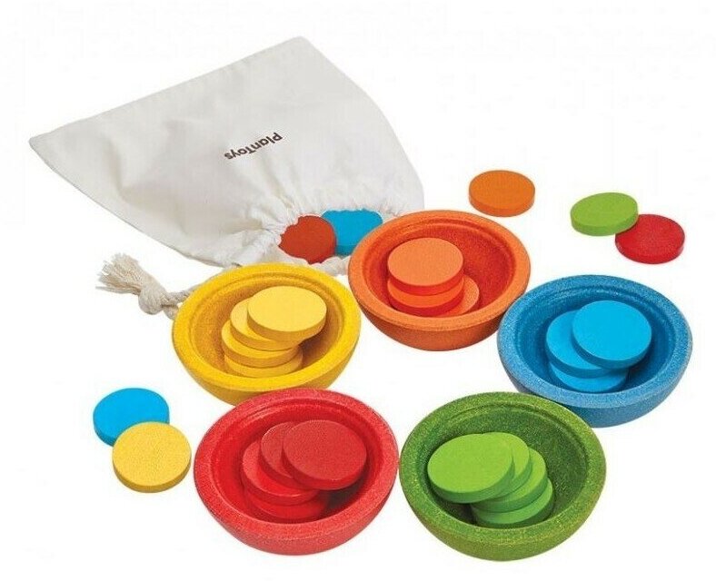 Сортер Plan Toys Счёт и сортировка, 5360