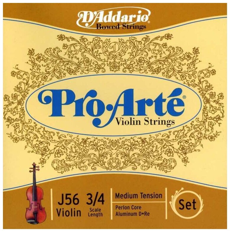 Комплект струн D'Addario J56-3/4M