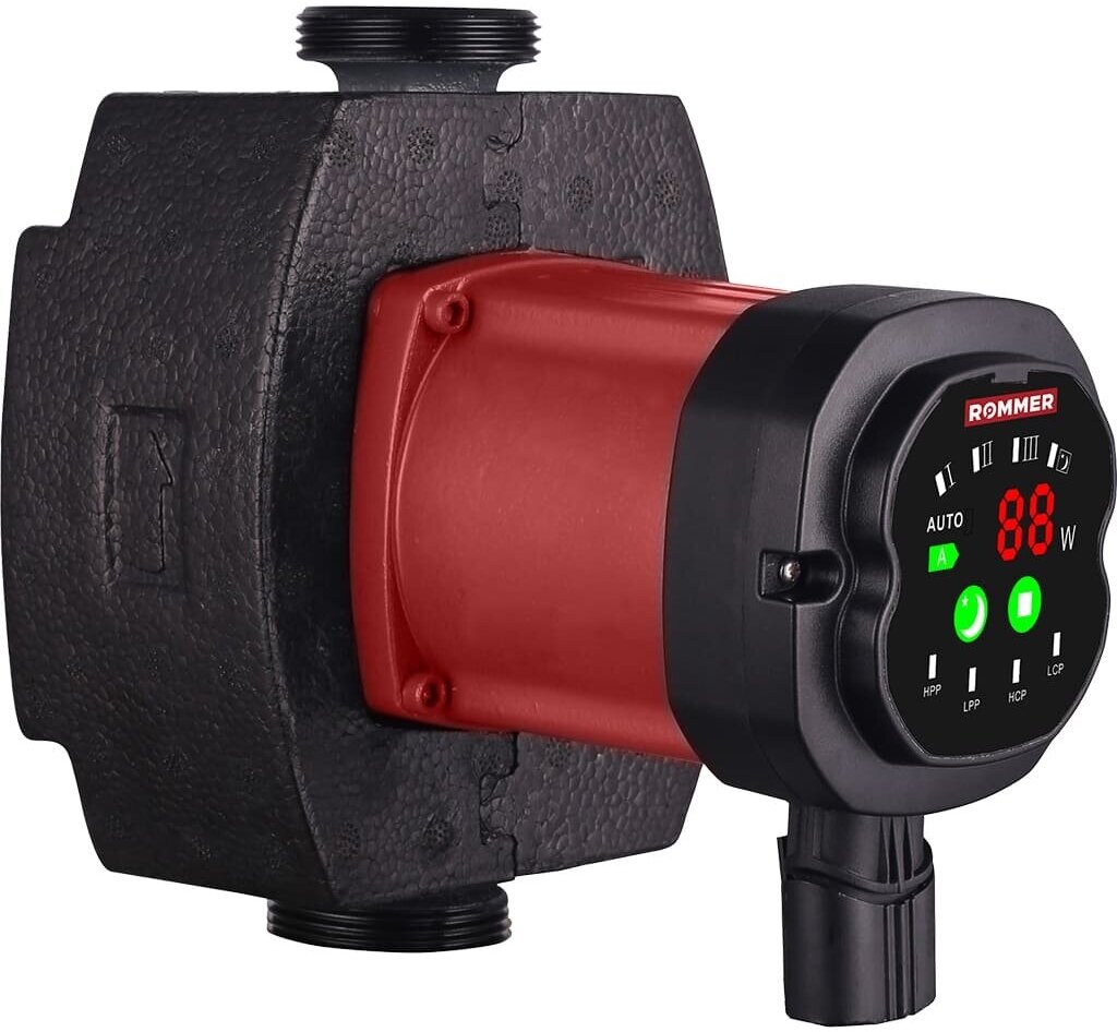 Циркуляционный насос ERTI 32/40-180 с гайками и теплоизоляцией ROMMER RCP-0003-3240180