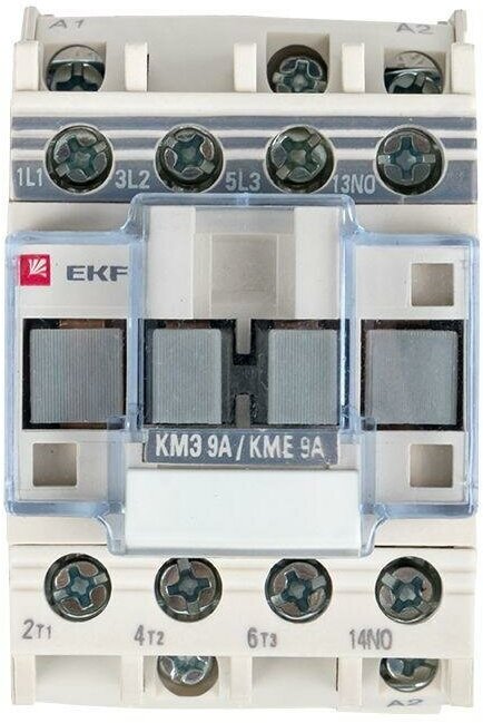 Контактор КМЭ 9А кат. 220В AC 1НО EKF ctr-s-9-220