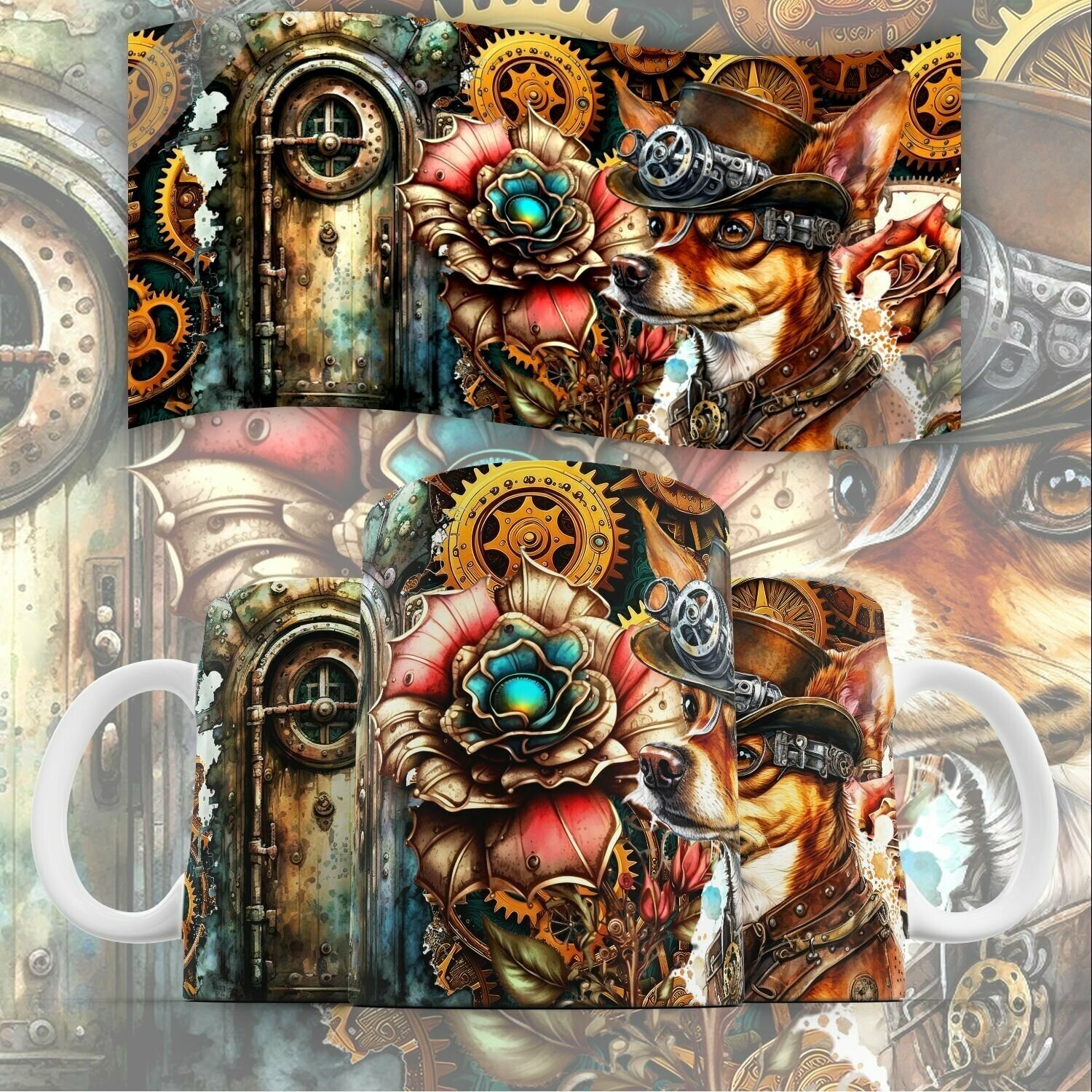 Кружка "Steampunk Style" Forte Print 330мл