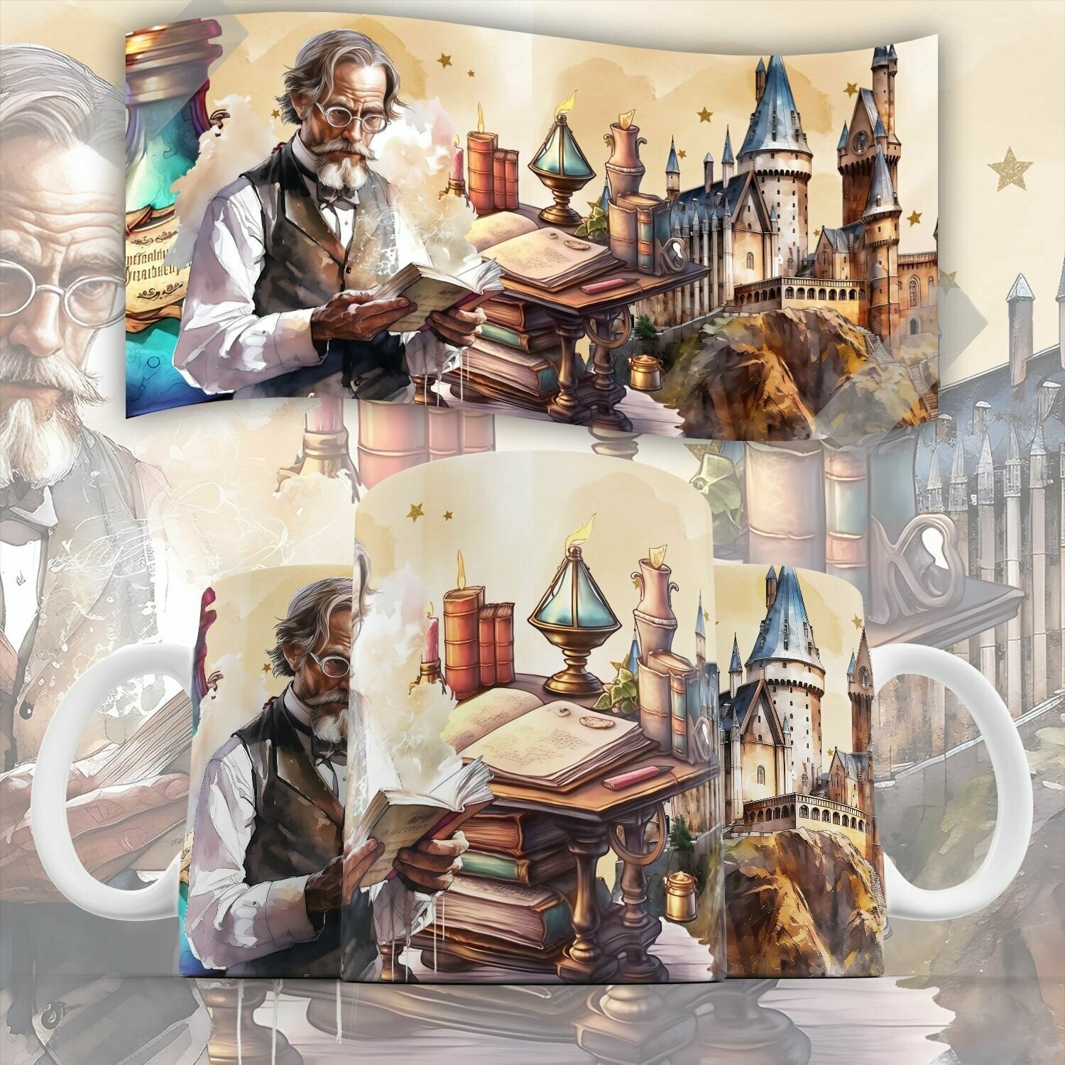 Кружка "Magical School / Магическая школа" Forte Print 330мл