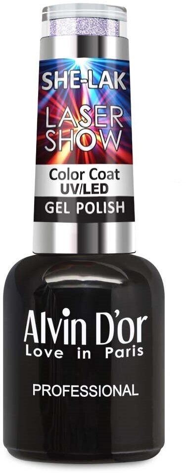Alvin D'or, Гель-лак для ногтей She-lak Laser Show тон 6913