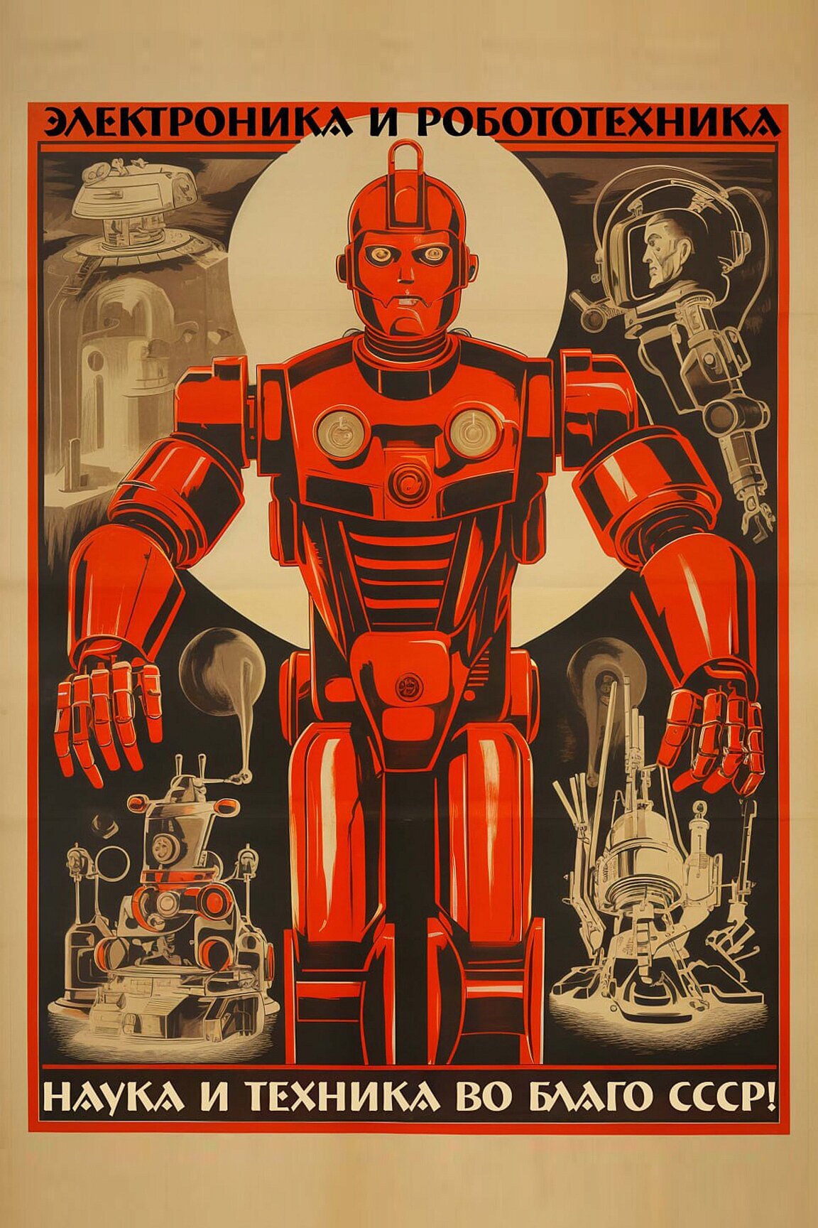 Постер / Плакат / Картина Электроника и роботехника 50х70 см в подарочном тубусе