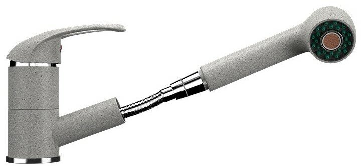 Смеситель для кухни Ulgran U-002-310, серый