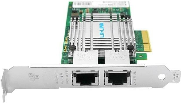 Сетевой адаптер LR-LINK LREC9812BT Intel X550 AT2 PCI-E 3.0 x4 10GB 2 X RJ45 X550-T2
