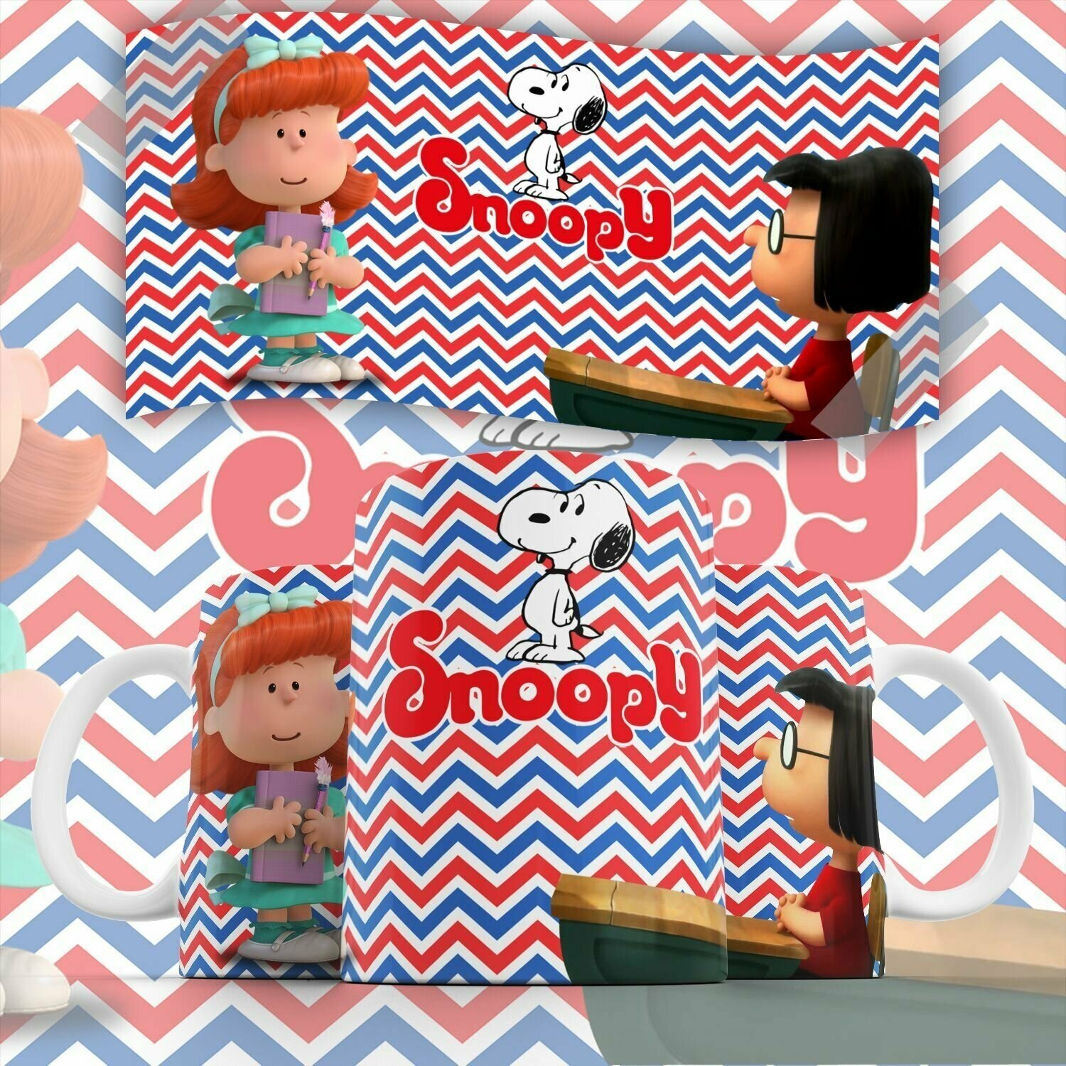 Кружка "Snoopy / Снупи" Forte Print 330мл