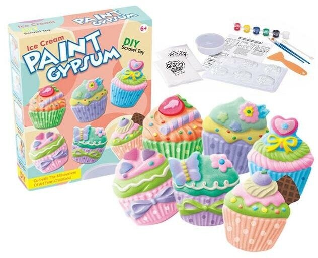 Развивающая игрушка для детей IceCream, игрушка из гипса