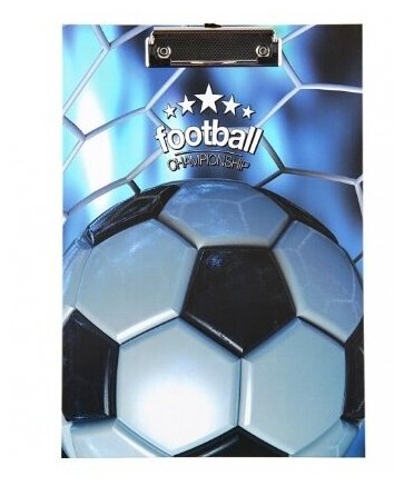 Клипборд "deVENTE. Football" А4 (225х316мм карт. тол.2мм, покр. мат. лам. плен. в пласт. пак. 3034911