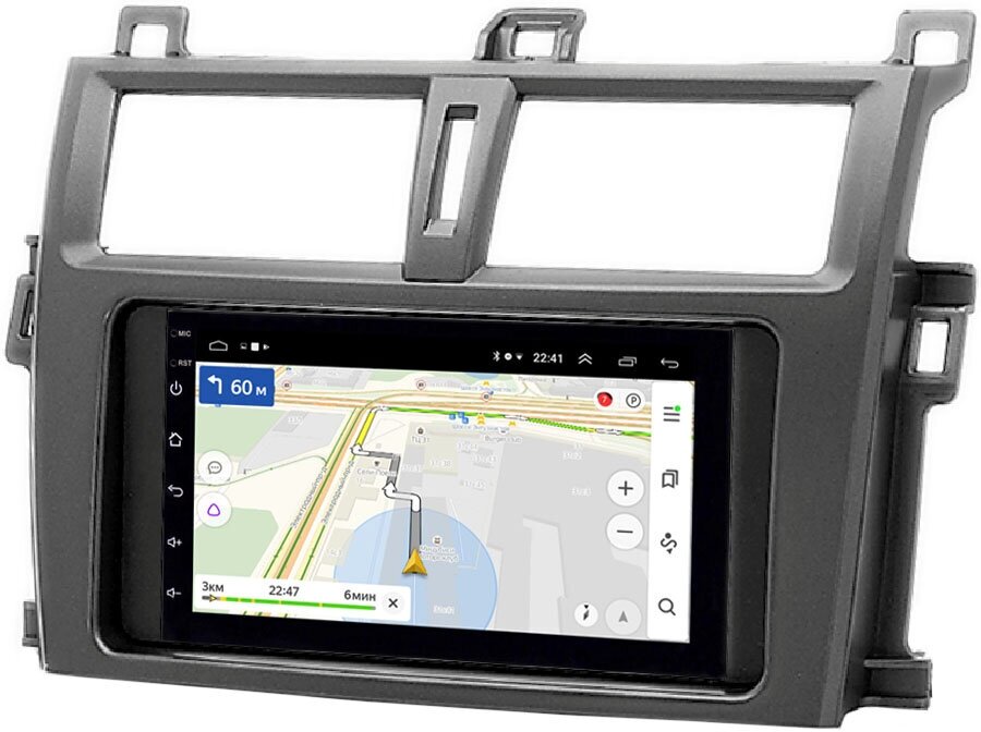 Магнитола в штатное место 2 din Toyota Ractis 2 2010-2016 Canbox 1.5/32 на Android 10 (RS7-RP-11-172-407) (IPS, DSP, CarPlay)