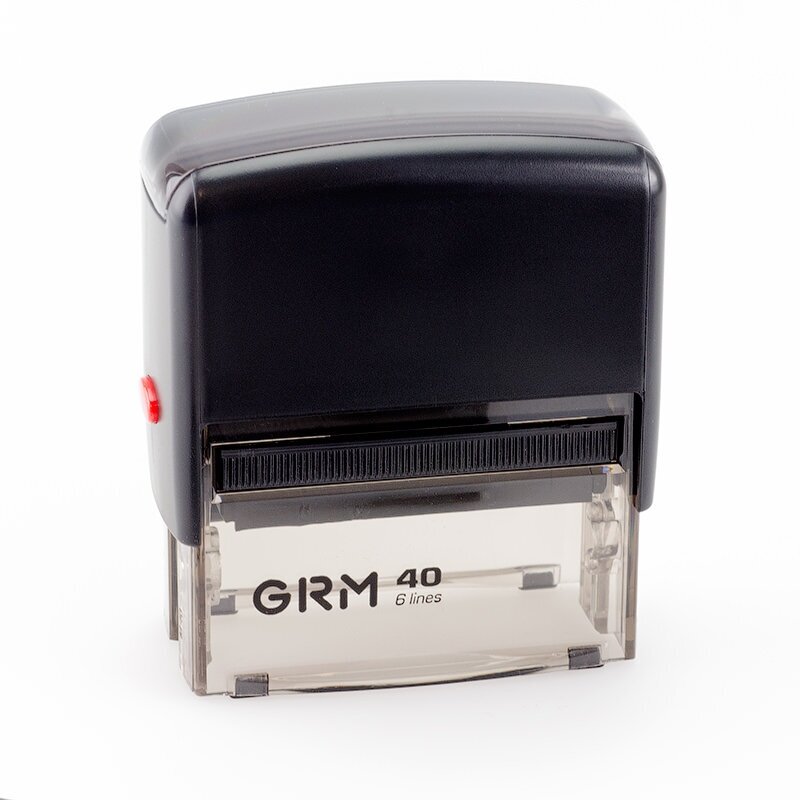 GRM 40. Оснастка для штампа, 59х23мм, корпус чёрный