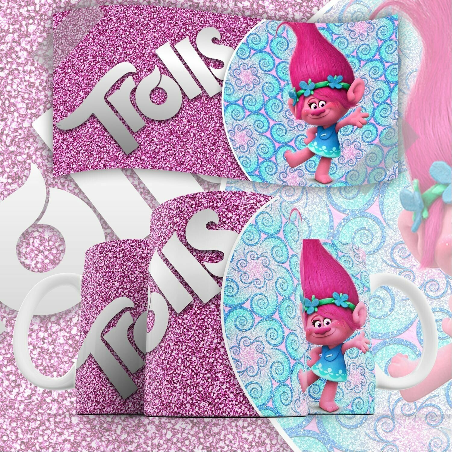 Кружка "Trolls / Тролли" Forte Print 330мл