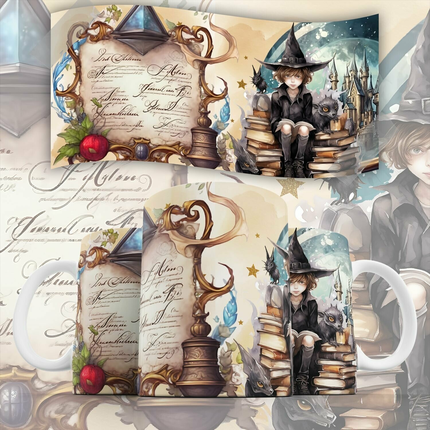 Кружка "Magical School / Магическая школа" Forte Print 330мл