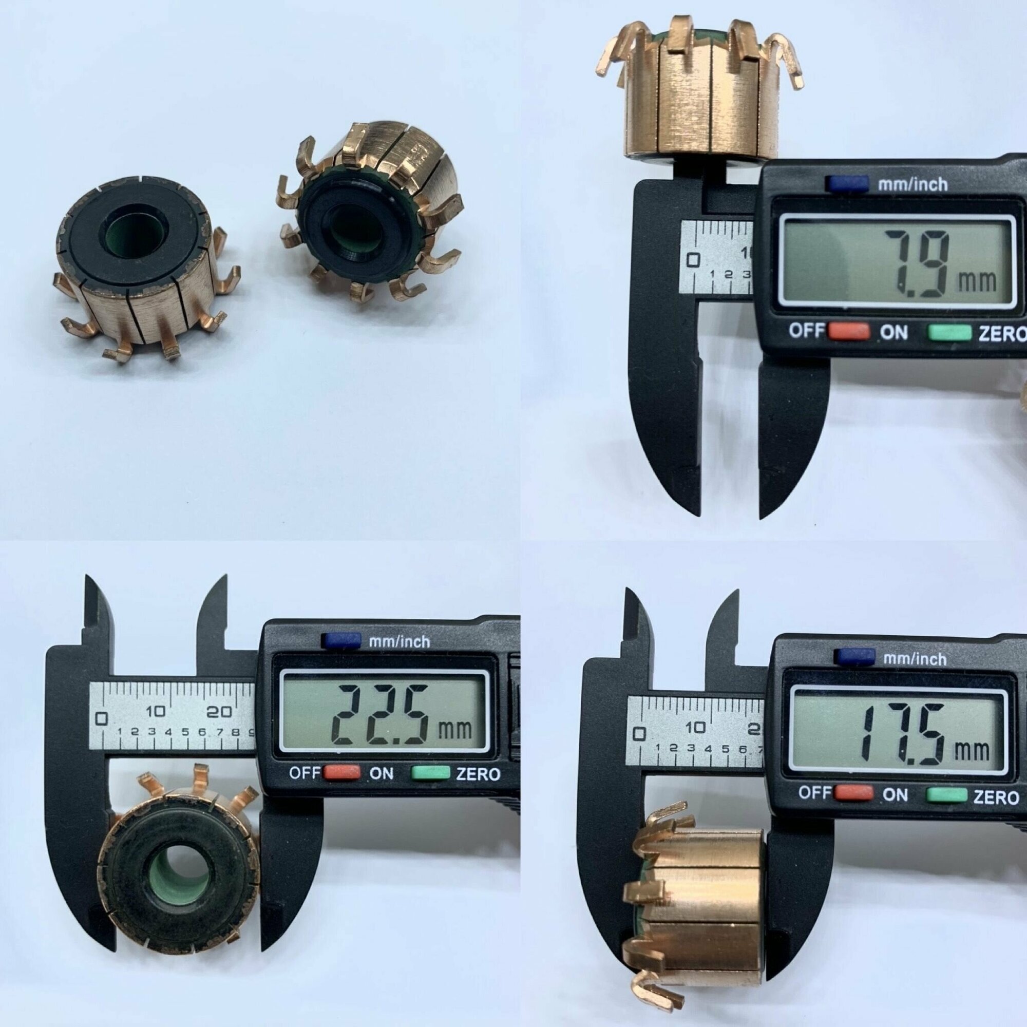 Коллектор 10L/8*22.5*17.5 для электродвигателя. Коллектор мотора печки, мотора отопителя