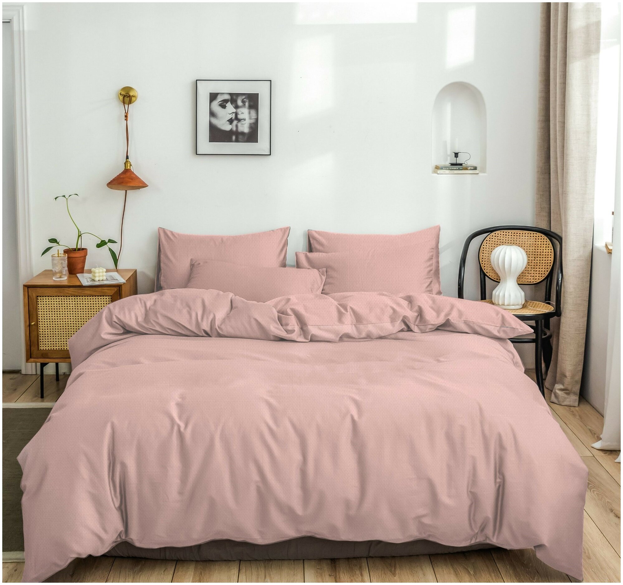 Комплект постельного белья евро вареный хлопок