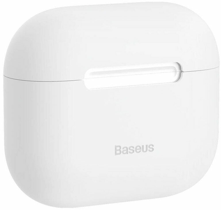 Чехол для наушников Baseus Super Thin Silica Gel Case для Apple AirPods (2021) White (WIAPPOD-CBZ02)