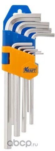 Набор ключей торцевых шестигр. Г-обр. 9шт KT700569 KRAFT KT700569