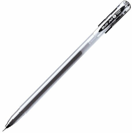 Ручка гелевая CROWN "Multi Jell", черная узел 0,4 мм линия 0,2мм MTJ-500 ш/к 07294 1 шт