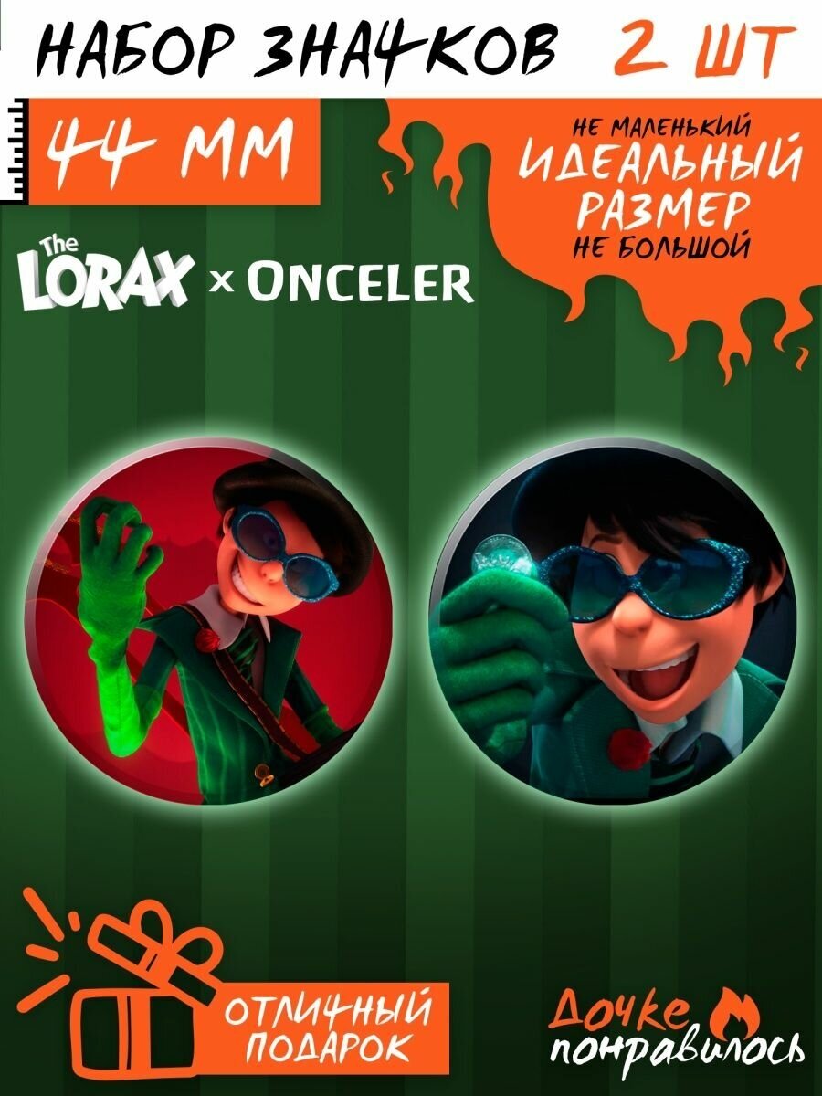 Значки на рюкзак Находкинс набор Лоракс