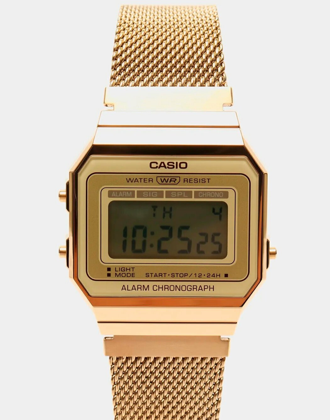 Наручные часы CASIO Vintage, серый, золотой — фото 1