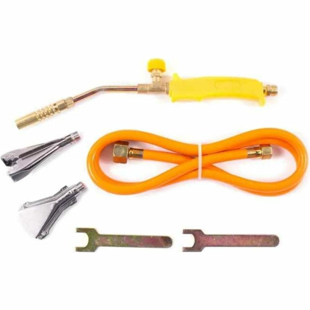 Газовоздушная горелка Weld BLOWTORCH SET набор W-3002, металл, три стакана из металла, турбостаканный тип