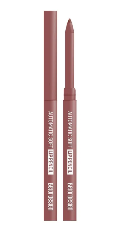 Карандаш для губ Belor Design Automatic Soft lippencill, тон 202 латте, механический, 0.28 гр.