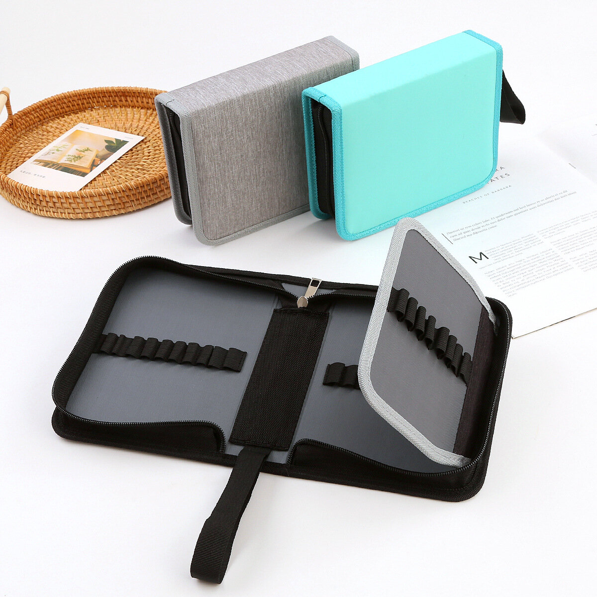 Пенал-контейнер, для хранения канцелярских принадлежностей