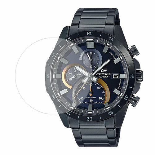 Скрин Мобайл защитный экран для часов Casio EFR-571DC-2AV из гидрогелевая плёнка прозрачная
