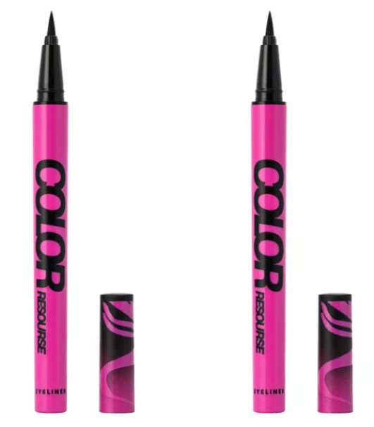 Лайнер для глаз Love Generation Color resourse, тон 01 черный, 0,6 мл, 2 шт