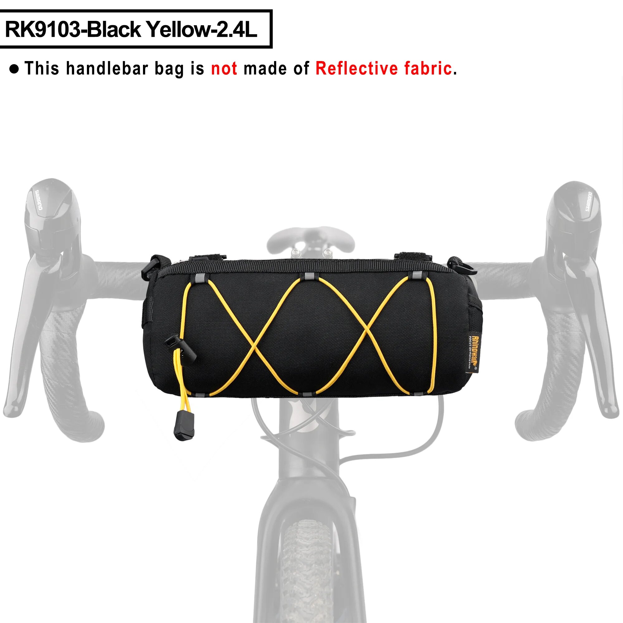 Велосумка Rhinowalk RK9103 Black-Yellow 2.4л