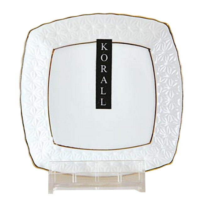 Блюдце KORALL Снежная королева 10см керамика