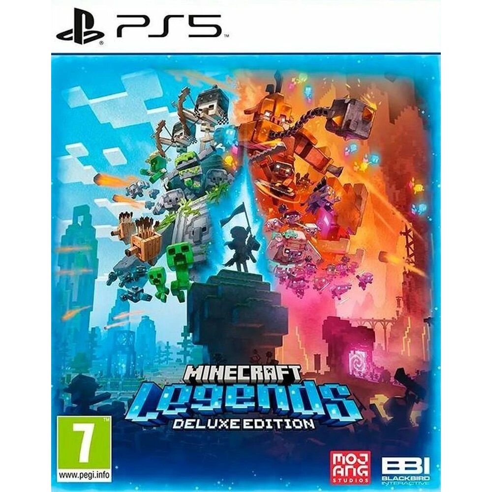 Игра Minecraft Legends Deluxe Edition (PS5, русская версия) Mojang Studios Blu-ray диск 10+