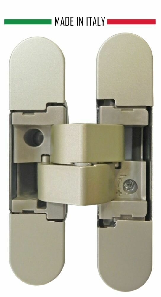 KUBICA K1019 DXSX, KOMBI HYBRID NS петля скрытая универсальная матовый никель (40 kg)