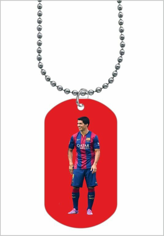 Жетон, кулон Луис Альберто Суарес Диас, Luis Alberto Suarez Diaz №18
