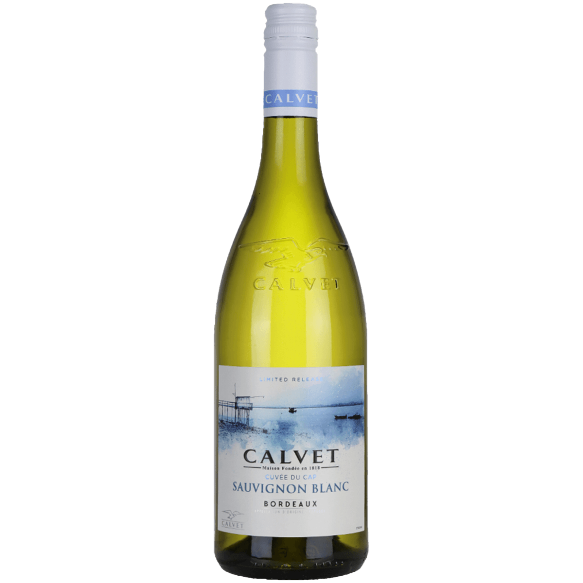 Вино Calvet Cuvee du Cap Sauvignon Blanc белое сухое 0,75 л