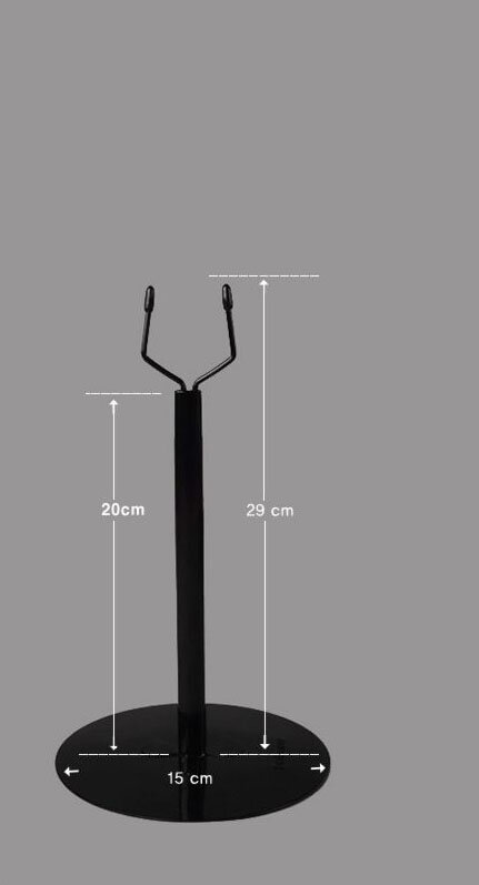 Подставка Dollmore Saddle Doll Stand (черная, седло, высота 29-42 см, для кукол 40-60 см)