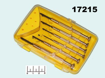 Набор отверток часовых (6 штук) Fushi №3673
