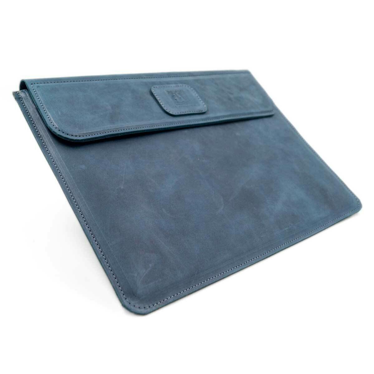 Кожаный чехол для планшета iPad Pro 12.9, чехол для ноутбука 12 - 13 дюймов, J. Audmorr - Newport 12.9 Saphire