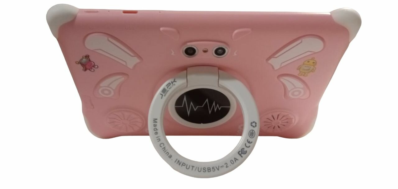 Планшет детский JEPK T15, диагональ 7", 5G, с подарками, pink