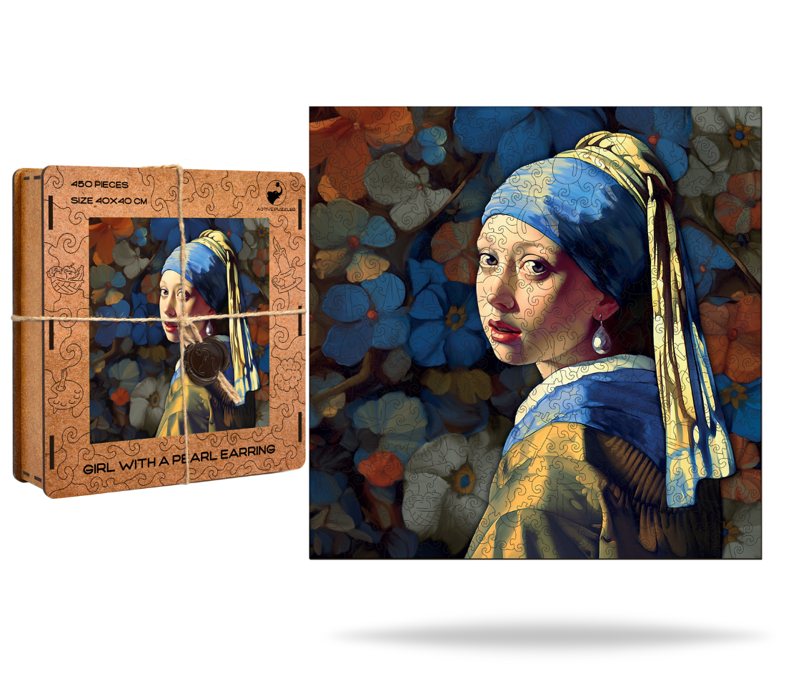 Деревянный пазл Active Puzzles Девушка с жемчужной серёжкой