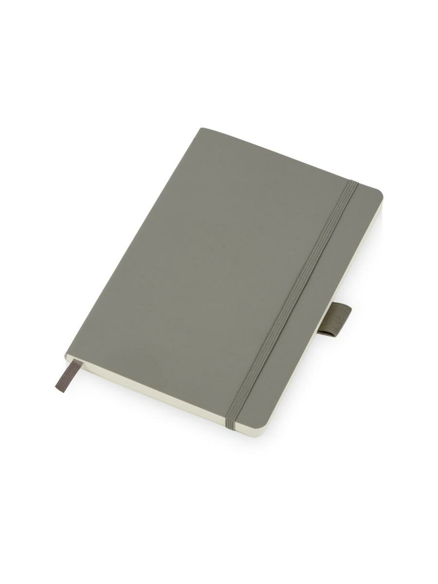 Блокнот А5 в гибкой обложке «Vision 2.0» soft-touch, цвет серый