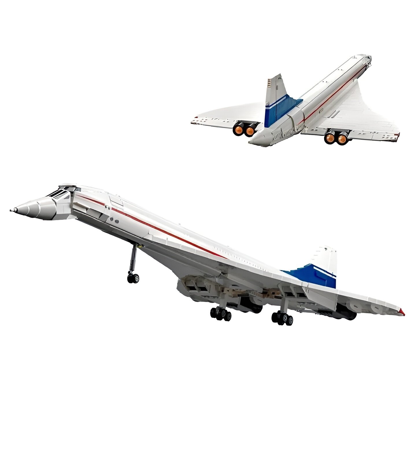 Конструктор Техник Icons Набор "Самолет Конкорд" Пассажирский 2083 детали / Airbus