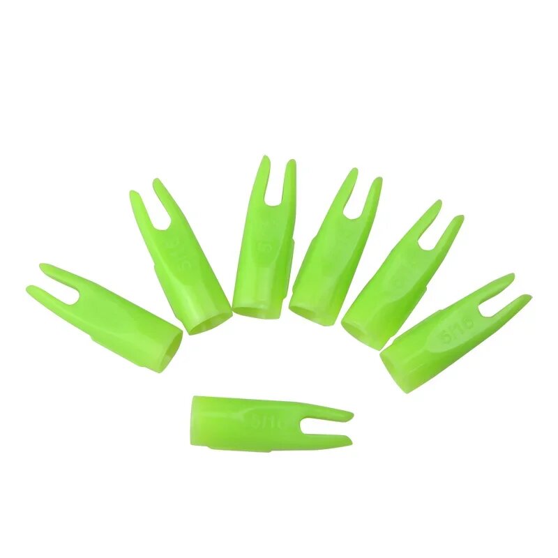 Наконечники для стрел MILAEM, 100 шт, красный, зеленый, оранжевый, желтый Зеленый, зеленый