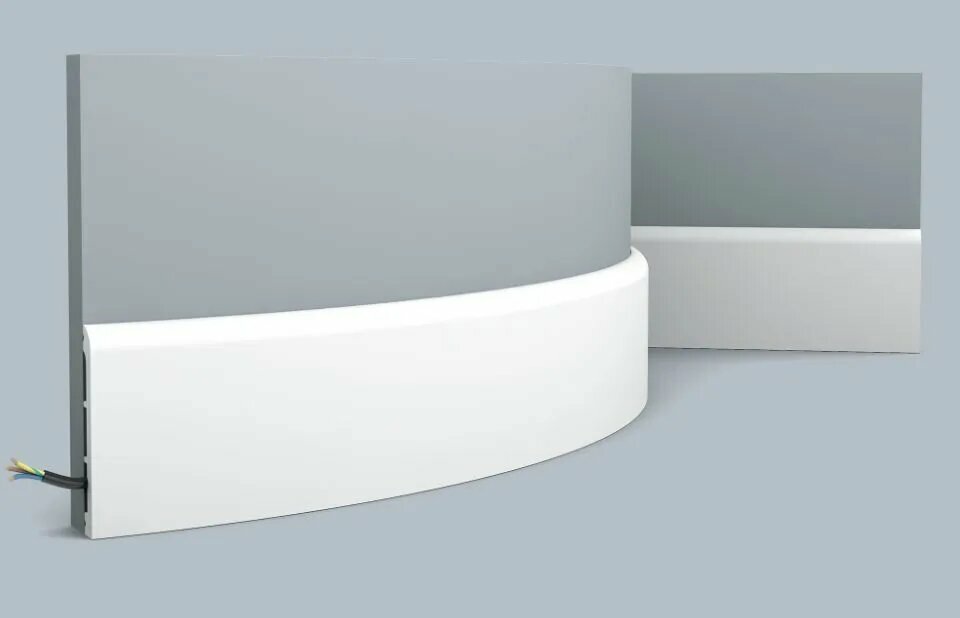 SX184F Плинтус-молдинг гибкий Orac Decor из дюрополимера, 1 шт