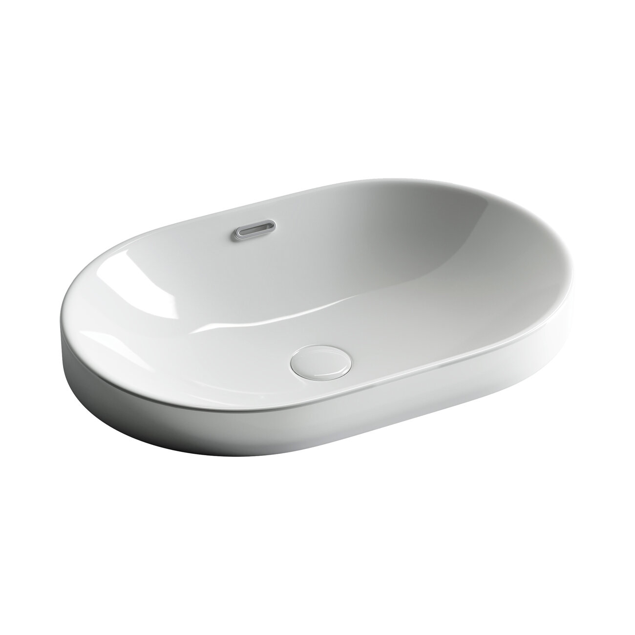 Раковина Ceramicanova (Керамиканова) Element встраиваемая сверху 195х600х400 мм CN5020 Белый