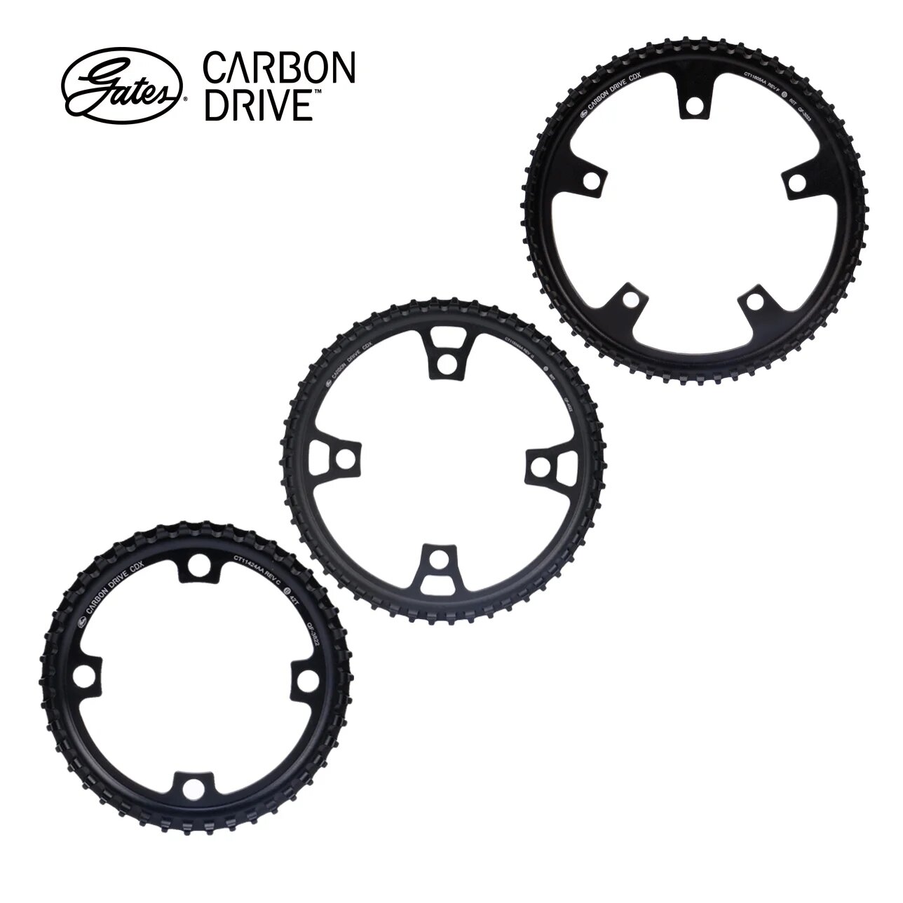 Передняя звездочка Gates CDX алюминиевая CT11485AA 48T CDX